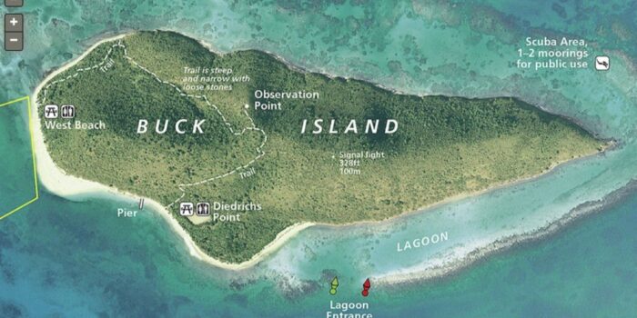 map-of-buck-island-st-croix-usvi - Villa Margarita St Croix USVIVilla ...